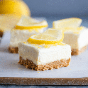 No Bake Lemon Bars – Easy 4-Ingredient Summer Treat! No Bake Lemon Bars ...