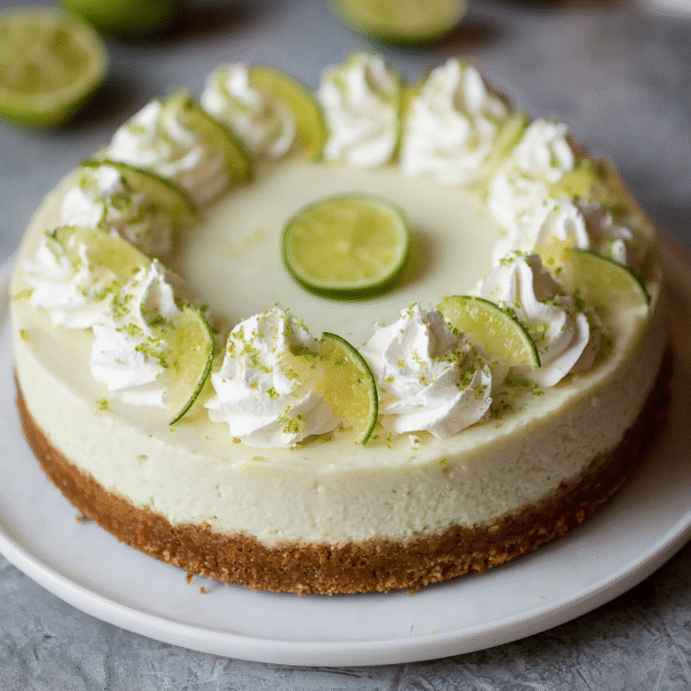 Recipe for No Bake Key Lime Cheesecake – Easy & Delicious - recipe by emma